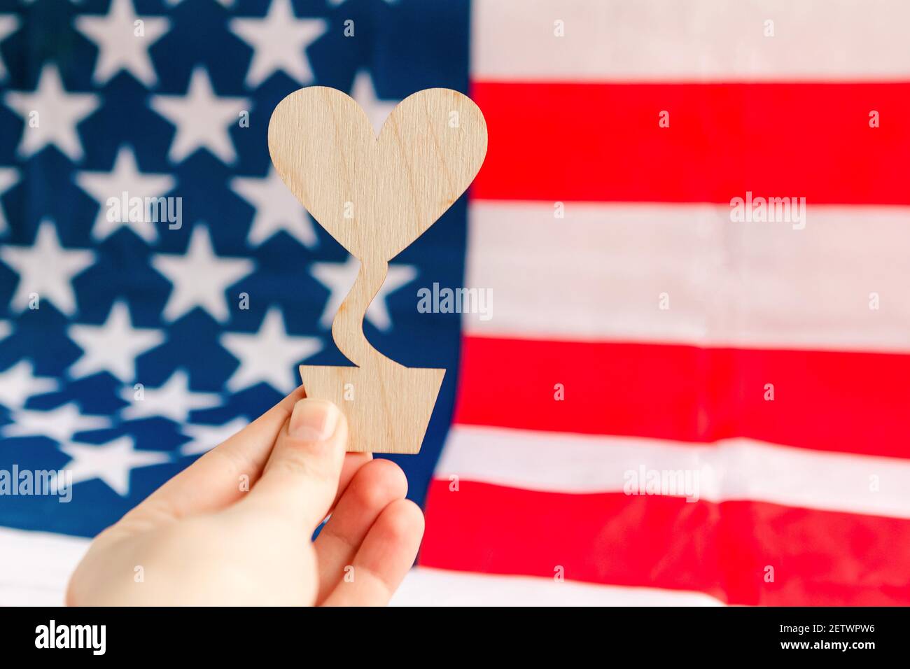 Hand over heart flag hi-res stock photography and images - Alamy