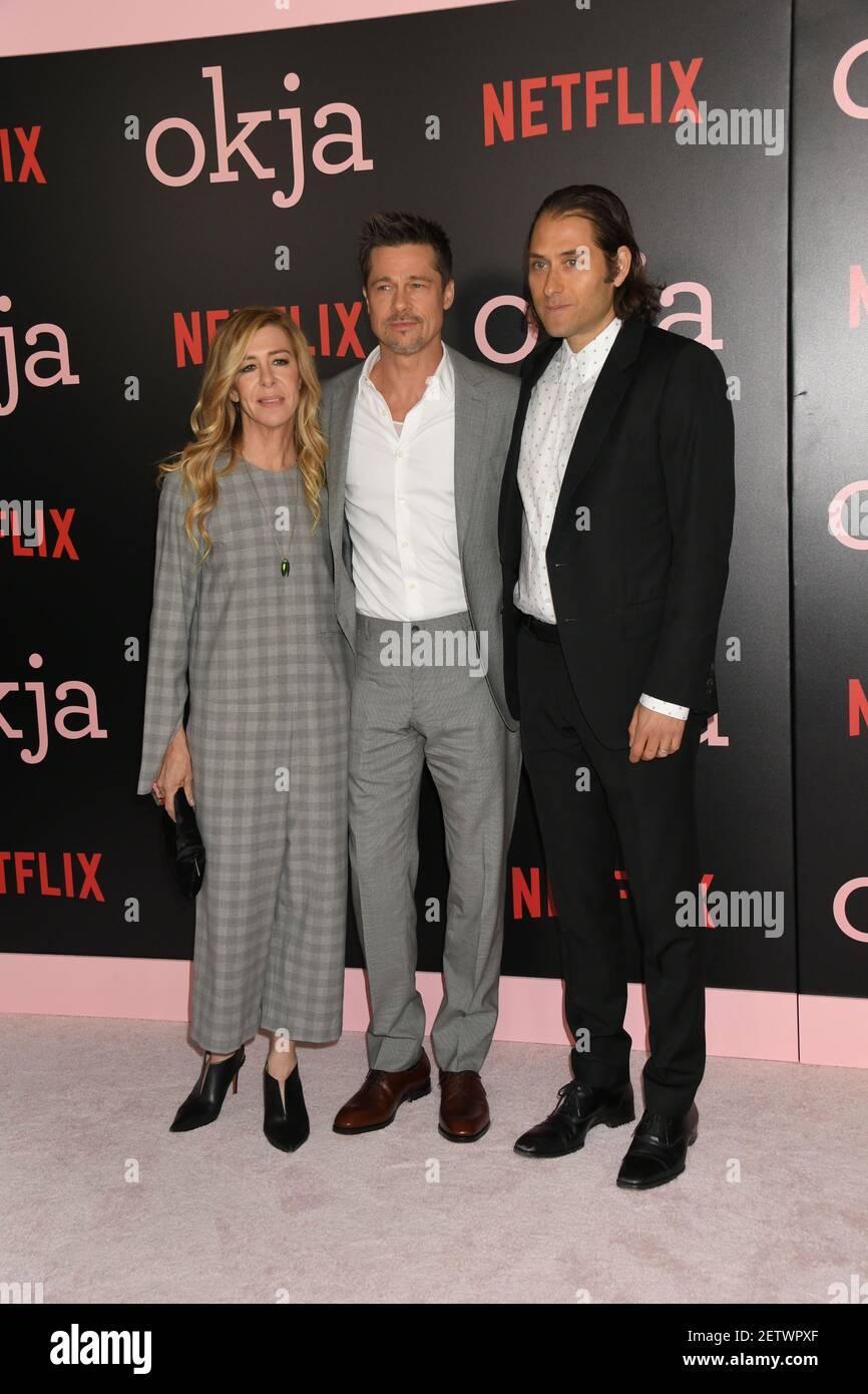 Dede Gardner, Brad Pitt, Jeremy Kleiner attends Netflix's Bong Joon Ho ...