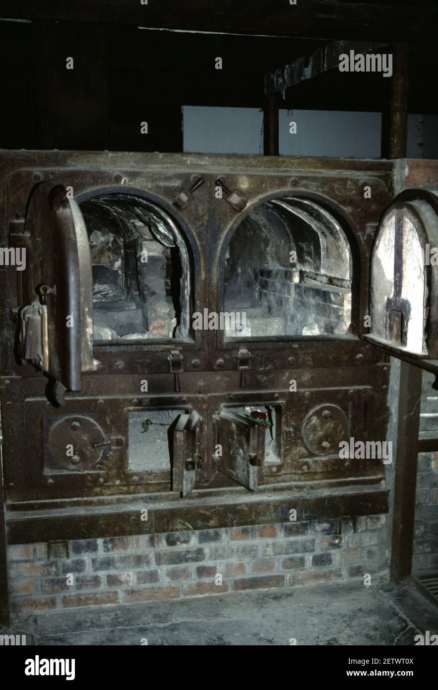 Dachau, Germany. 6/26/1990. Out of the five ovens at Dachau ...