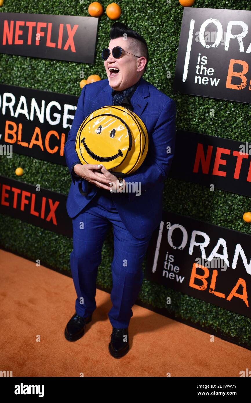 Actress Lea DeLaria attends the 'Orange Is The New Black' Season Five ...