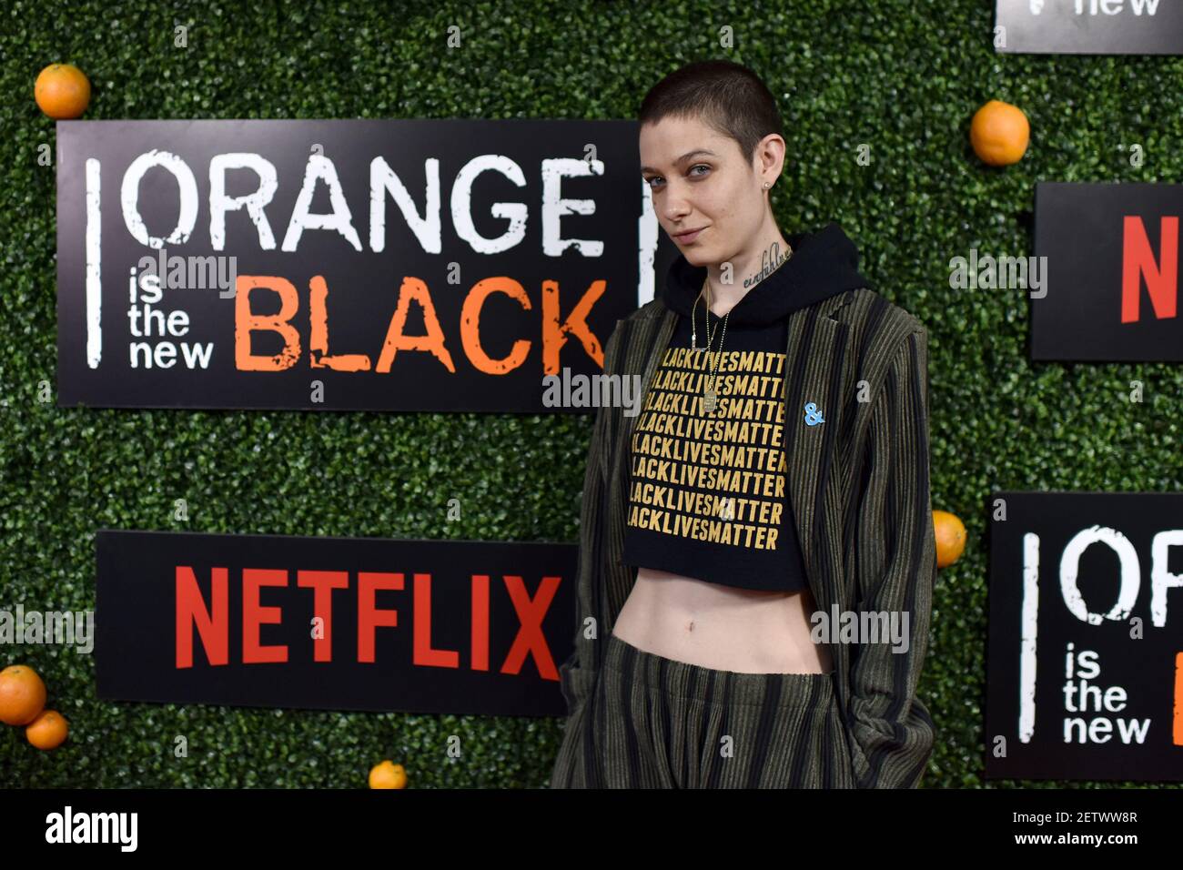 Actress Asia Kate Dillon attends the 'Orange Is The New Black' Season ...