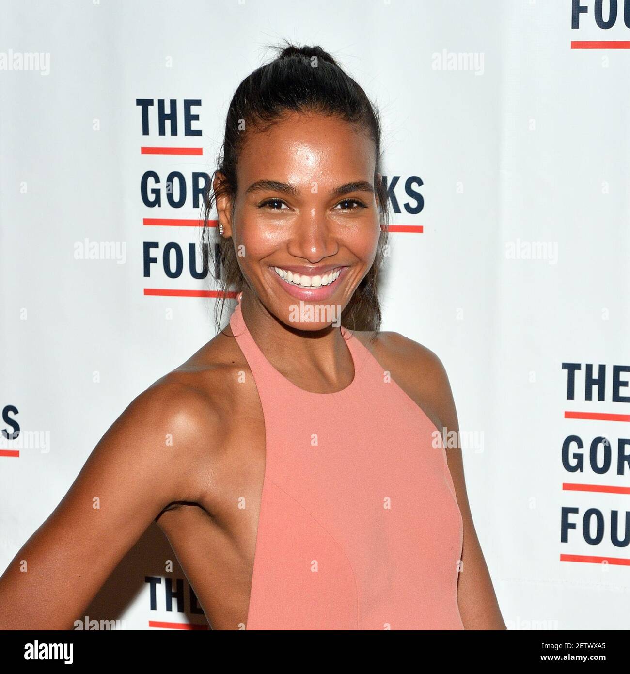 Model Arlenis Sosa attends the Gordon Parks Foundation Awards Dinner at ...