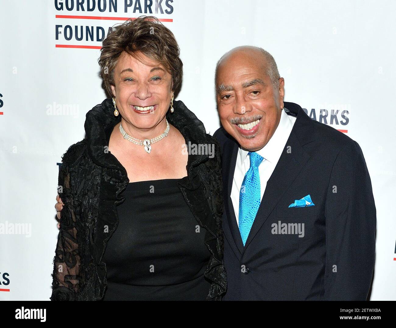 L-R: Shirley Massey and Walter Massey (Chancellor, School of the Art ...