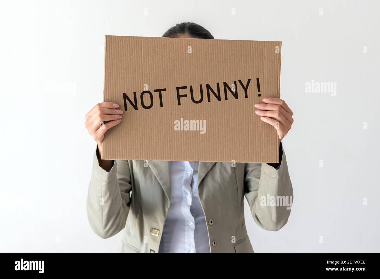 Funny placard hi-res stock photography and images - Alamy