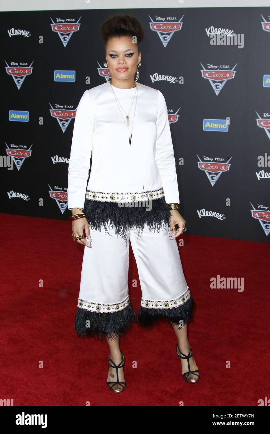Recording artist Andra Day at the World Premiere Of Disney-Pixar's ...