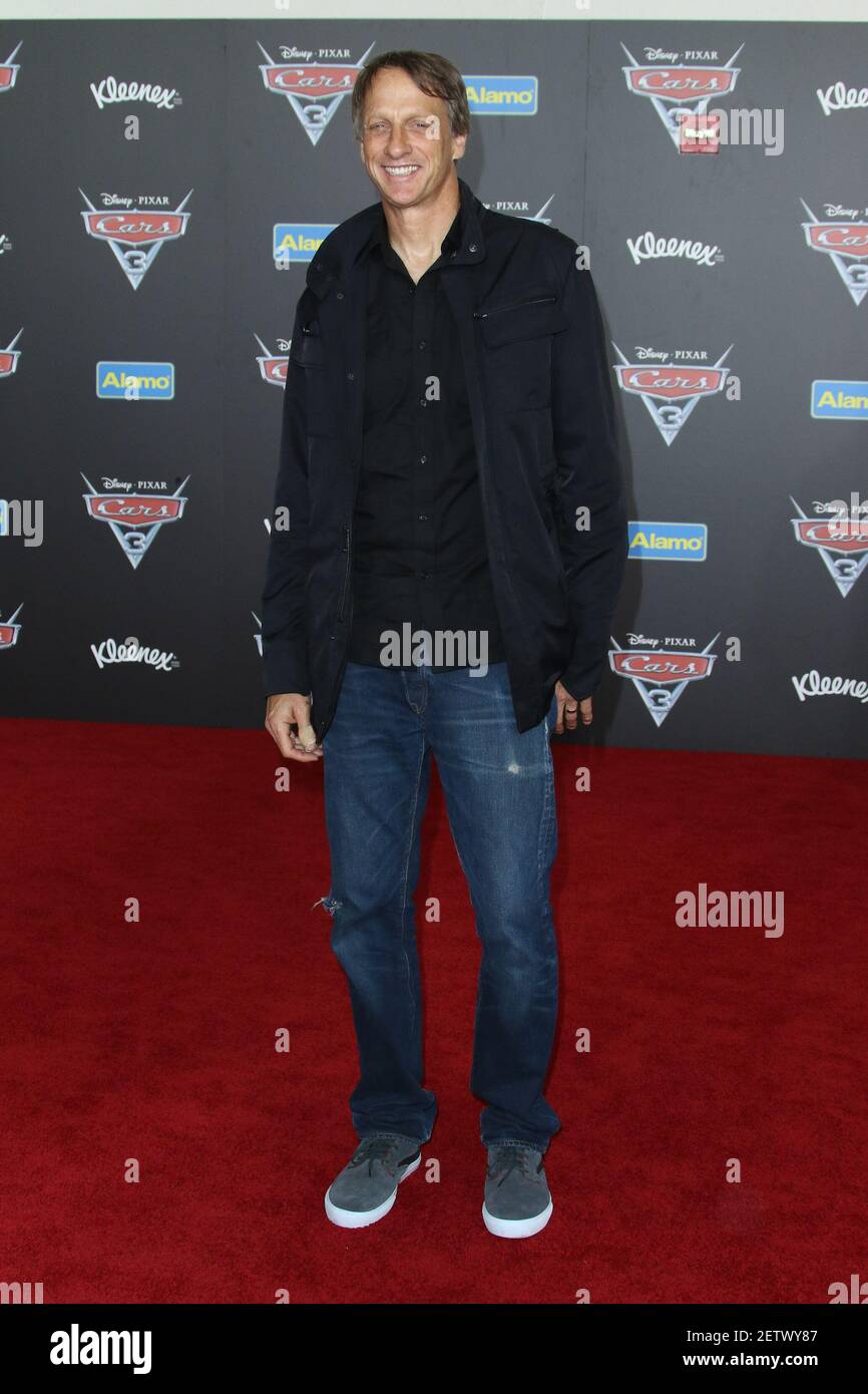 Tv personality Tony Hawk at the World Premiere Of Disney-Pixar's "Cars ...