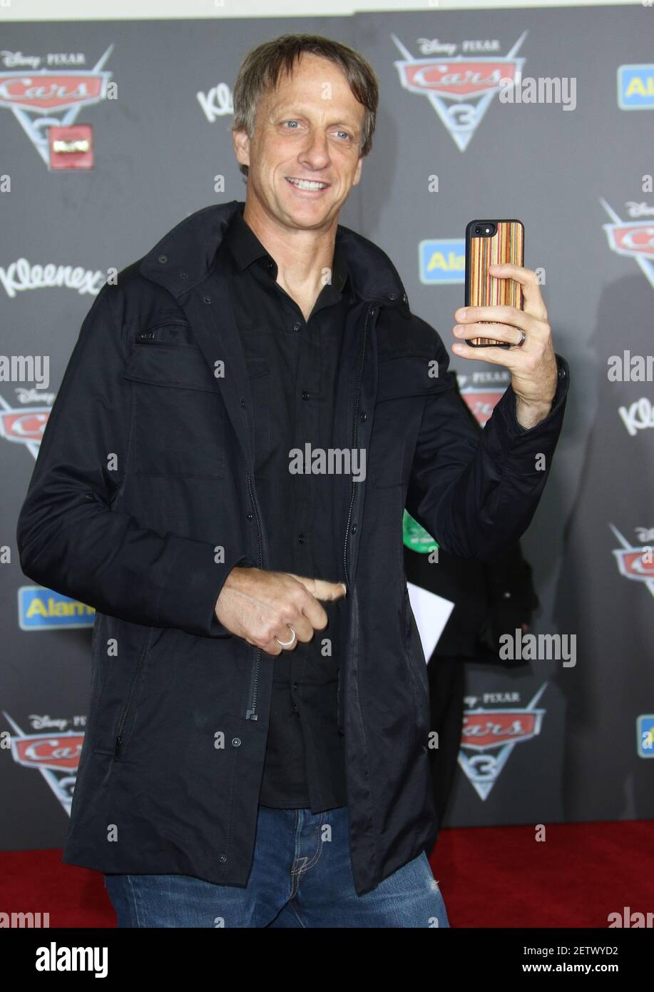 Tv personality Tony Hawk at the World Premiere Of Disney-Pixar's "Cars ...