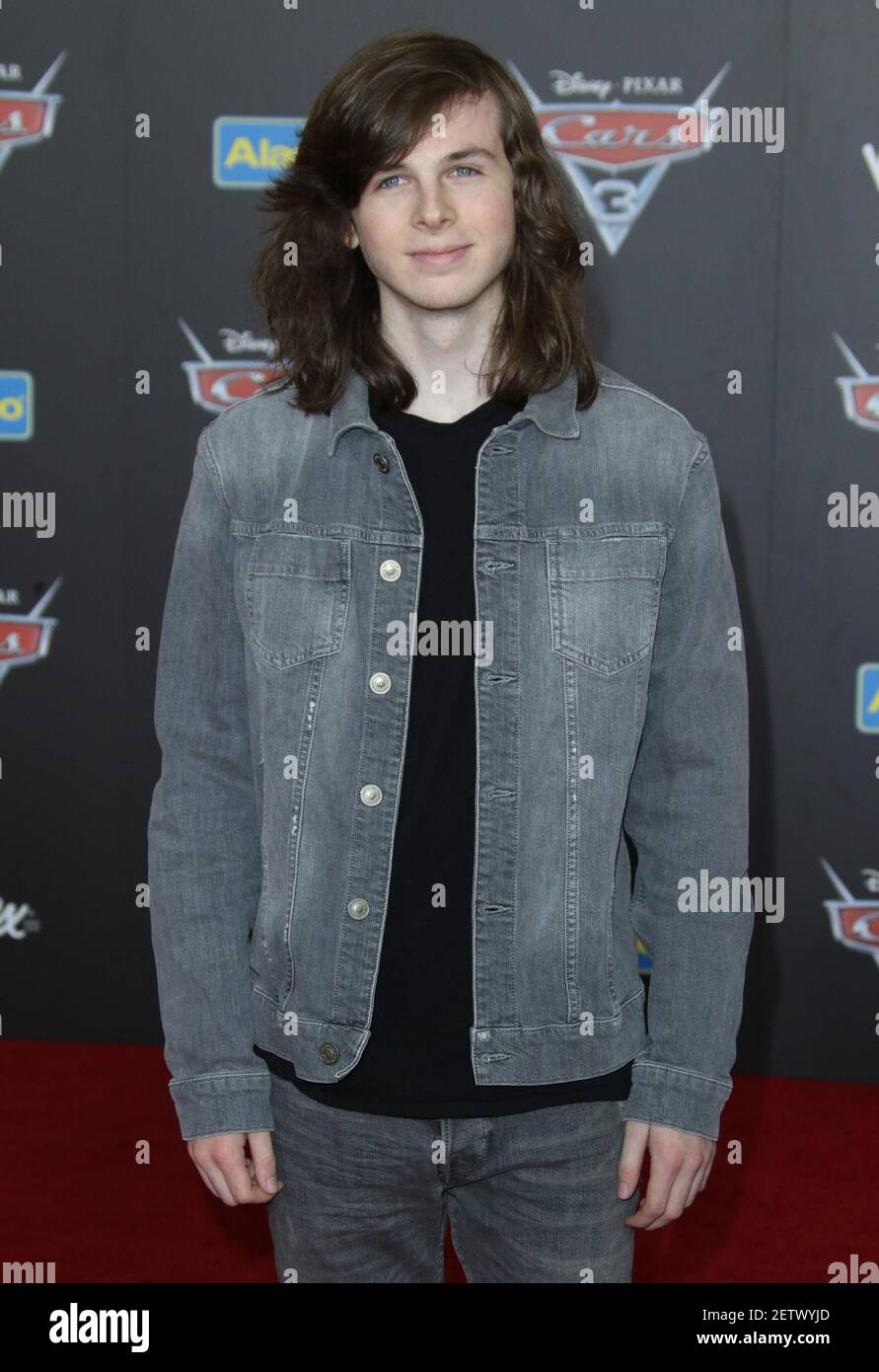 Actor Chandler Riggs at the World Premiere Of Disney-Pixar's "Cars 3 ...