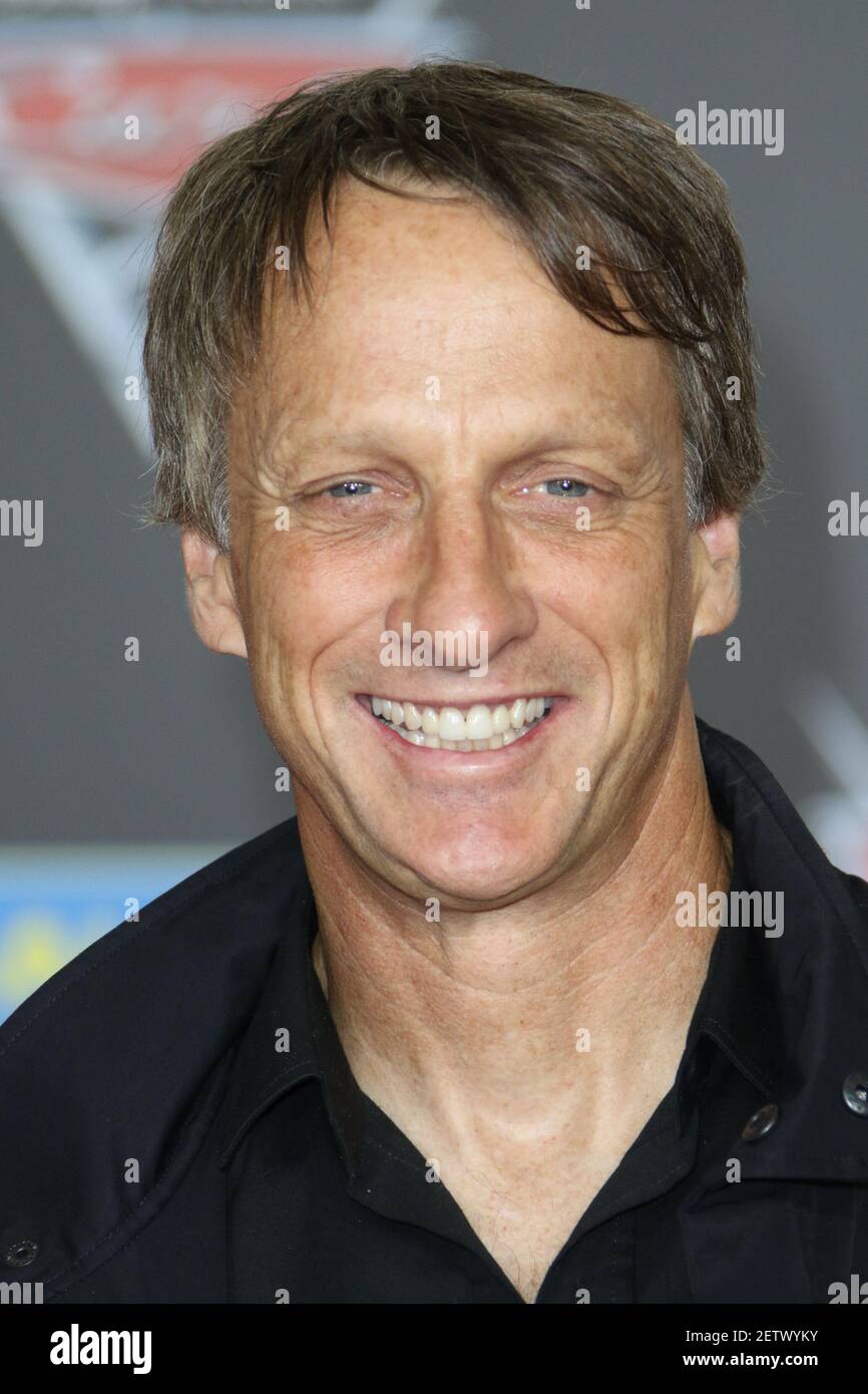 Tv personality Tony Hawk at the World Premiere Of Disney-Pixar's "Cars ...