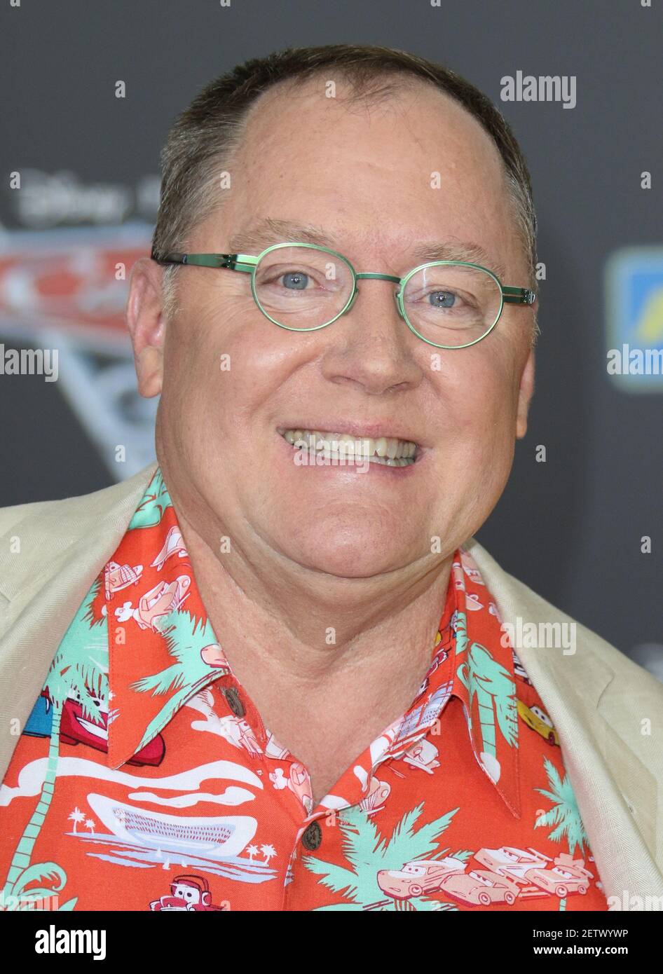 Chief Creative Office of Pixar John Lasseter (L) and Nancy Lasseter at ...