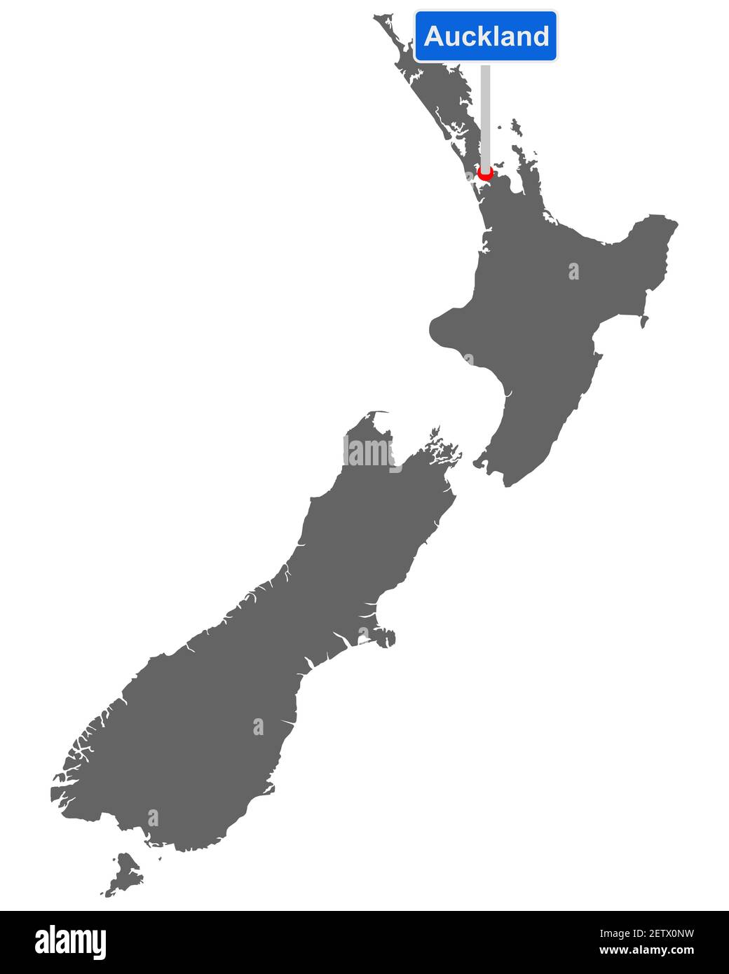 Auckland map Cut Out Stock Images & Pictures - Alamy