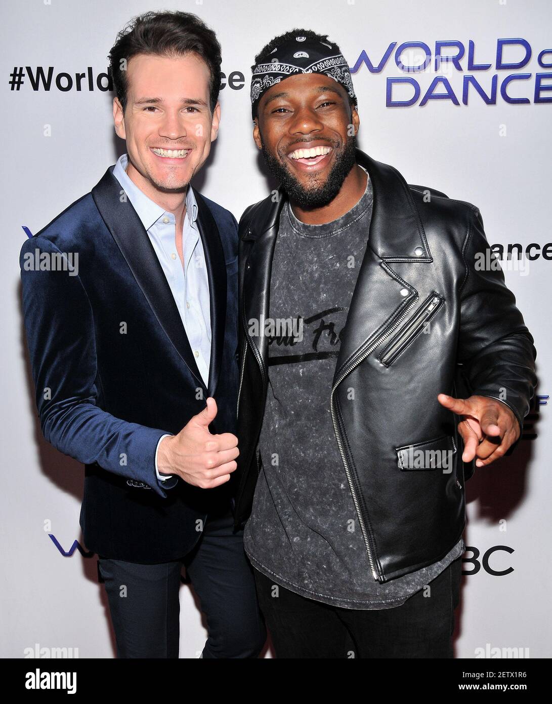 Hosts Fernando Duran and Ricky Cole backstage at the 7th Annual World ...