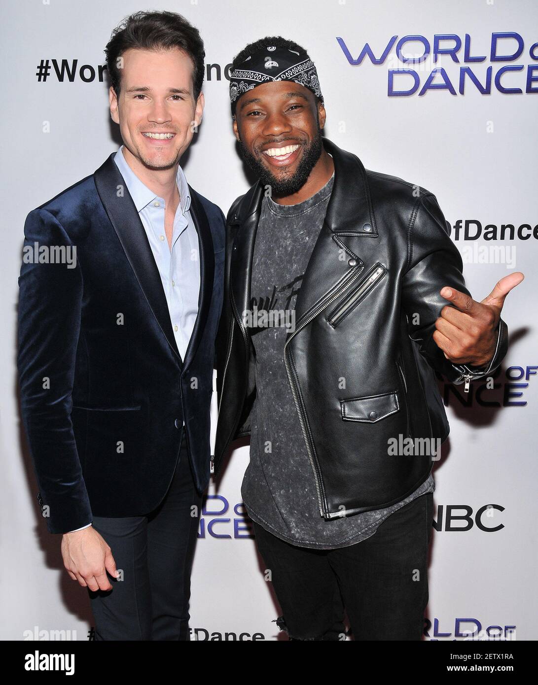 Hosts Fernando Duran and Ricky Cole backstage at the 7th Annual World ...