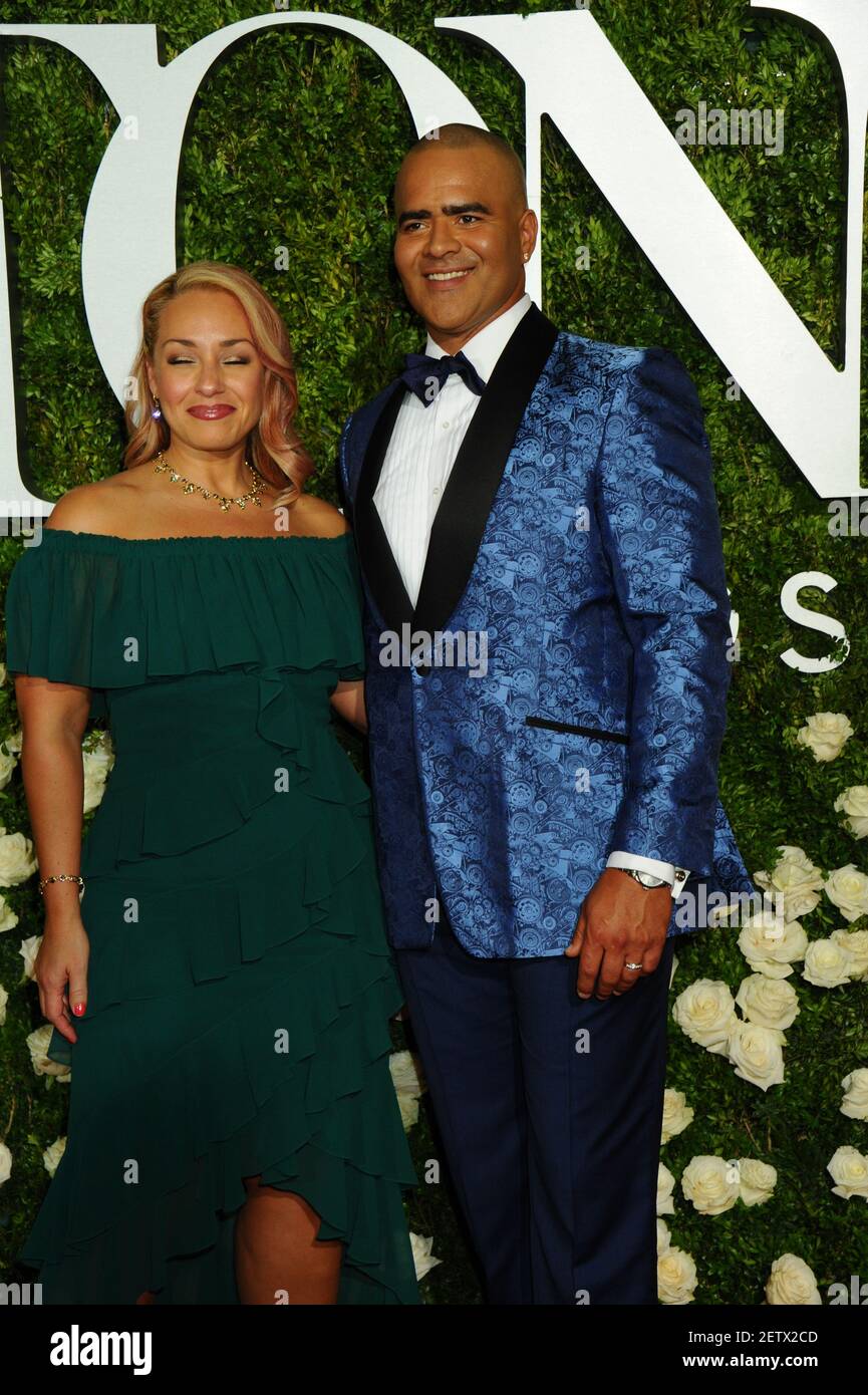 Christopher Jackson attends the 2017 Tony Awards, held at Radio City ...