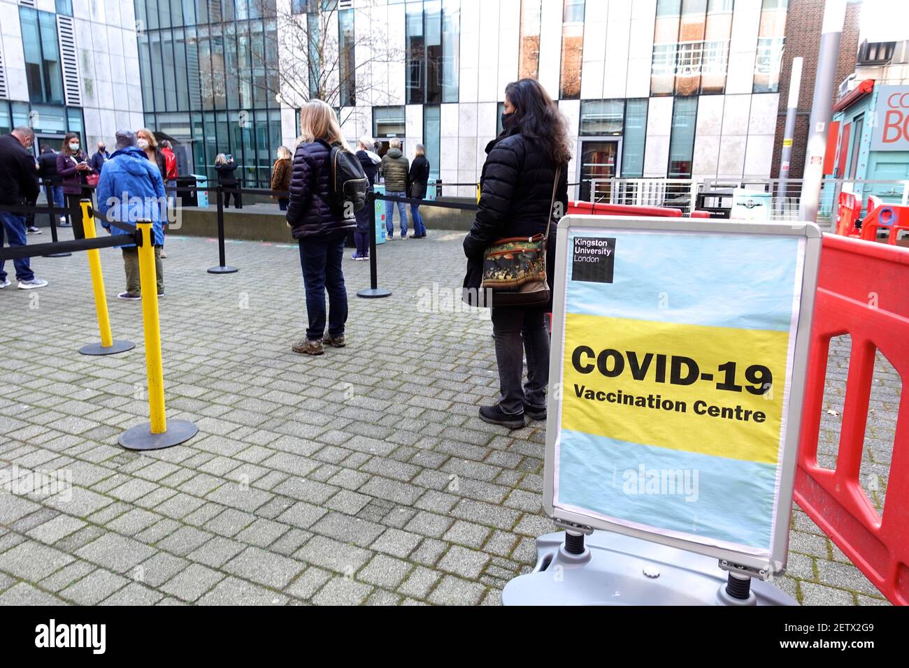 Covid-19 Vaccinations for the Over 50s at Kingston University 27th ...