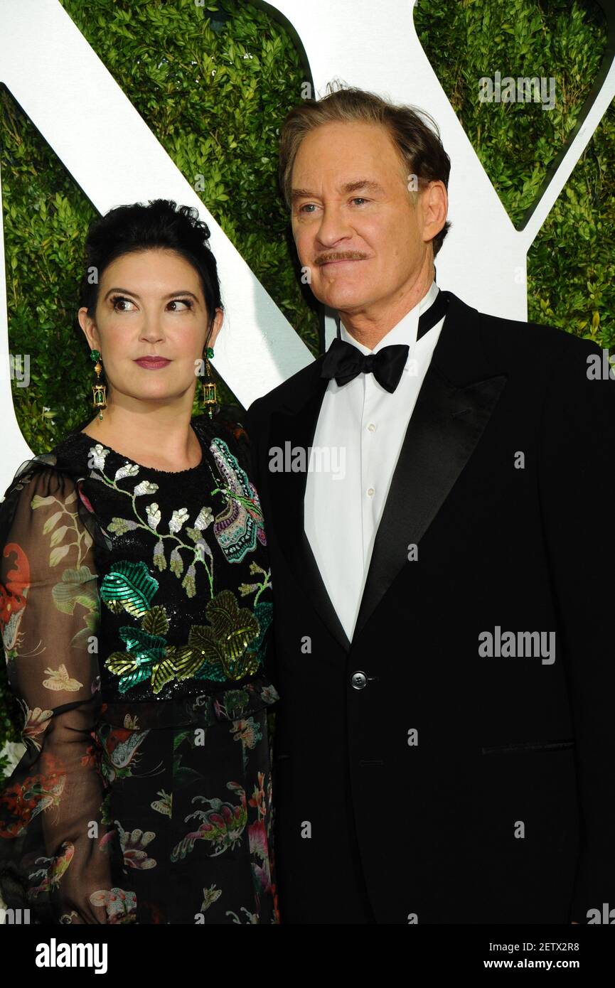 Phoebe Cates, Kevin Klein attends the 2017 Tony Awards, held at Radio ...