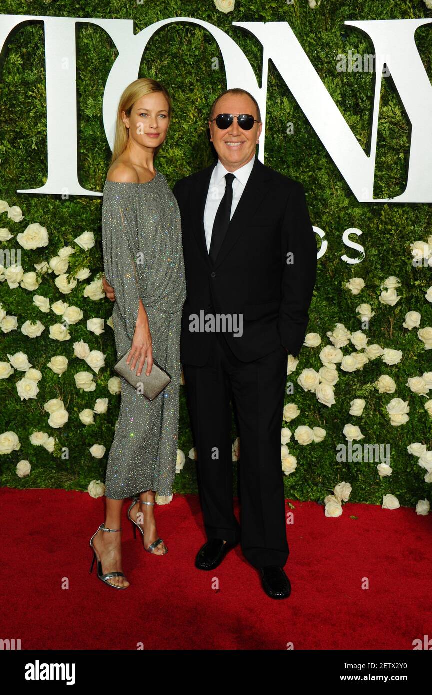 Carolyn Murphy, Michael Kors wearing attends the 2017 Tony Awards, held ...