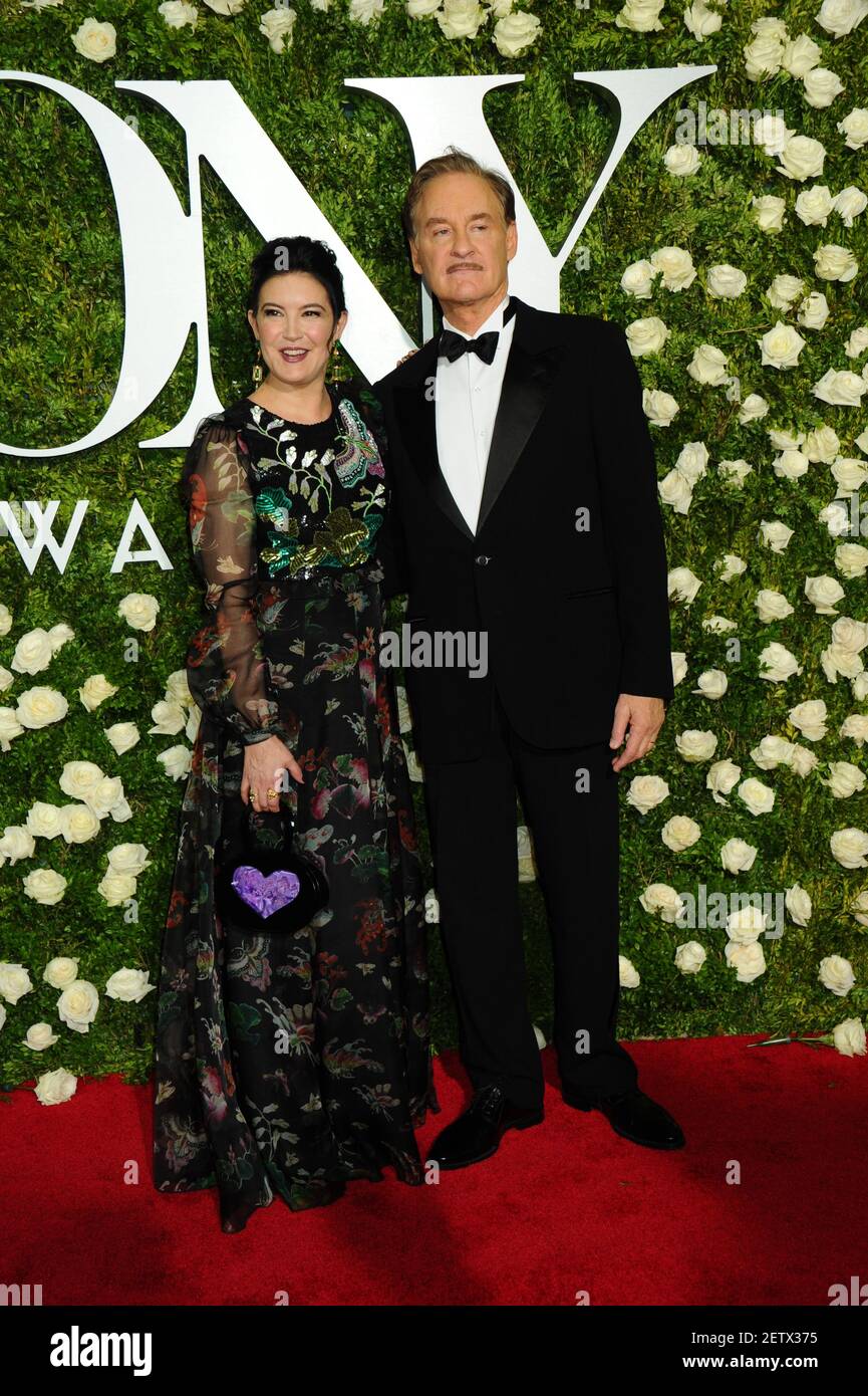 Phoebe Cates, Kevin Klein attends the 2017 Tony Awards, held at Radio ...