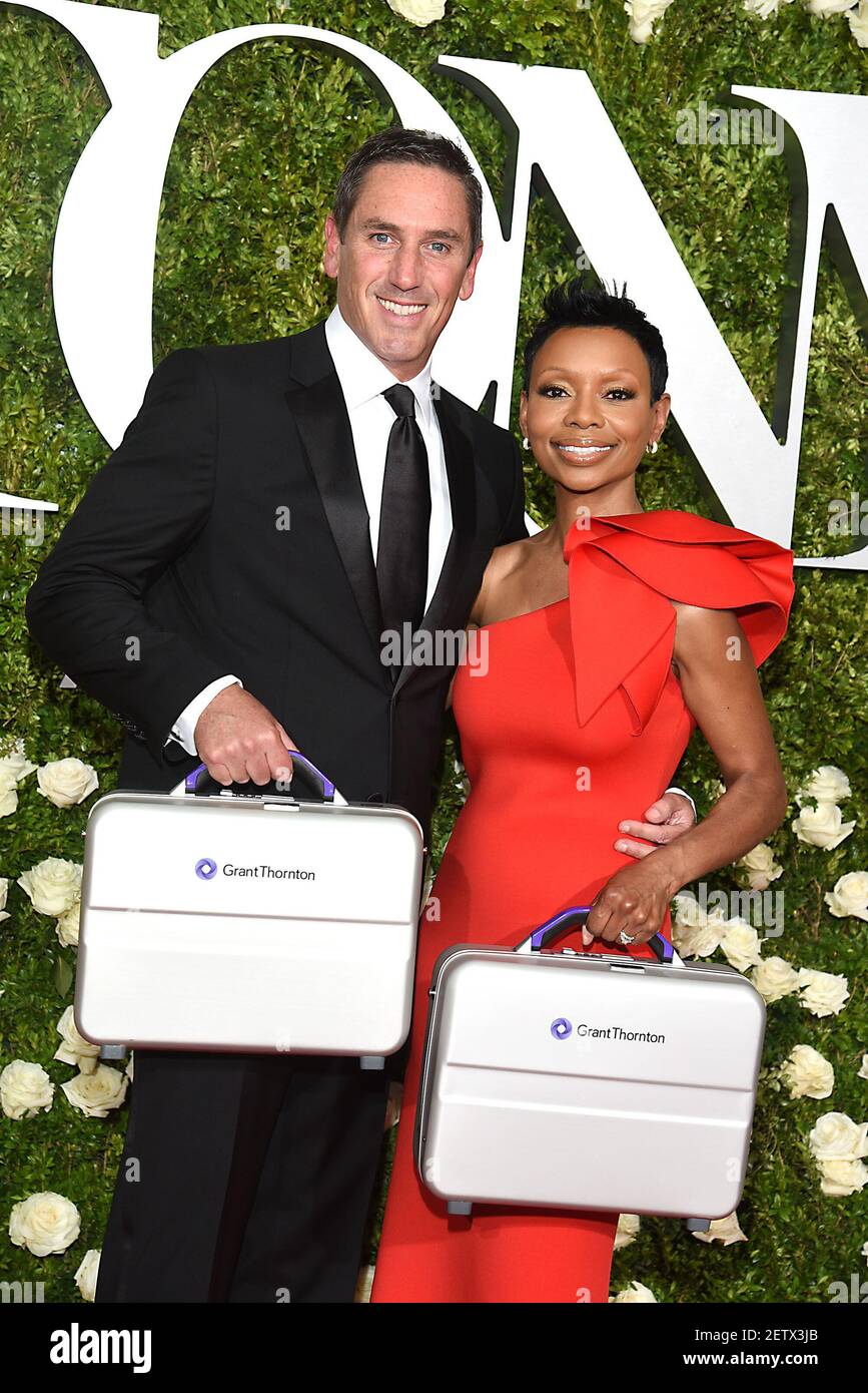 Sean Denham & Wendy Morton-Huddleston attends the 71st Annual Tony ...