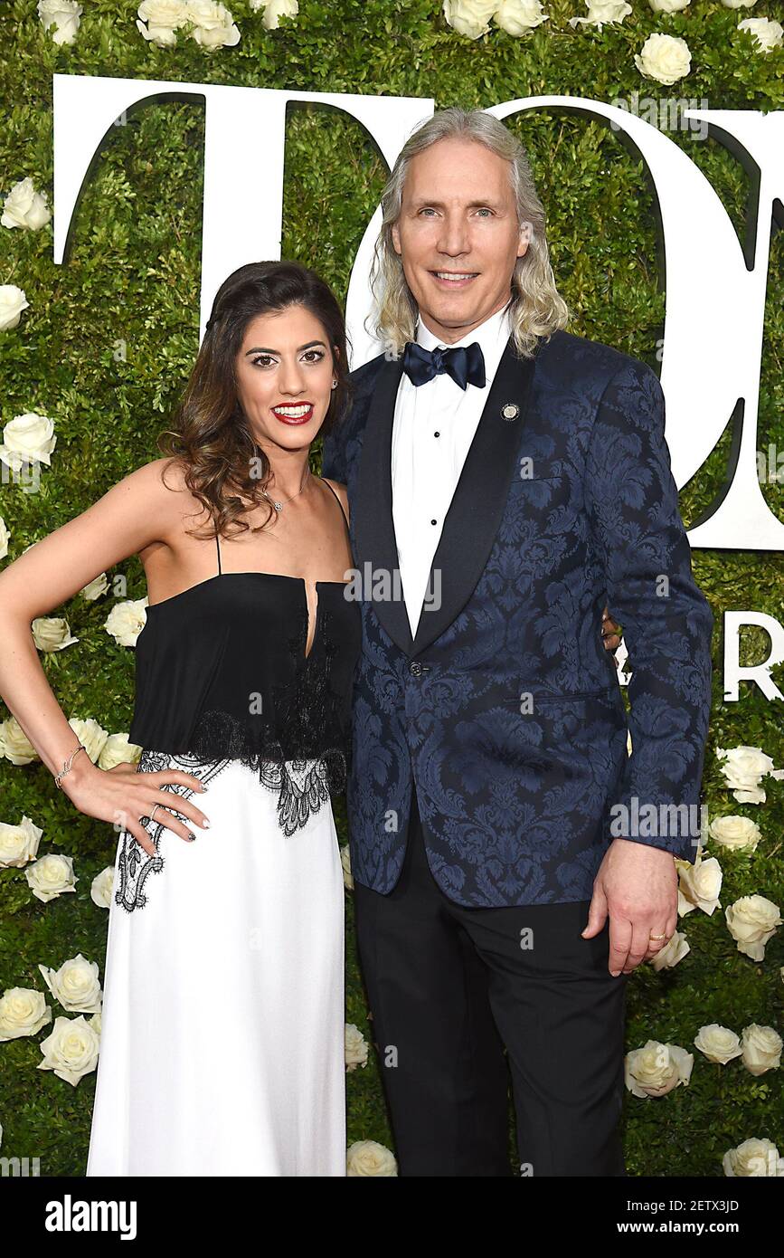 Jessica Rose and Corey Brunish attends the 71st Annual Tony Awards on ...
