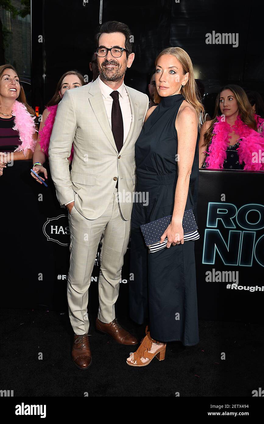Ty Burrell and wife Holly attend the "Rough Night" World Premiere on ...
