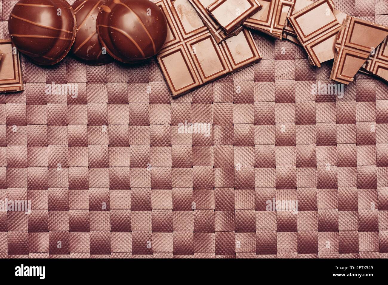 background image chocolate and pastries texture sweets Stock Photo - Alamy