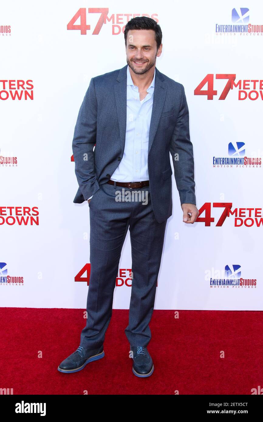 Actor Chris B. Johnson at the Los Angeles Premiere Of "47 Meters Down ...