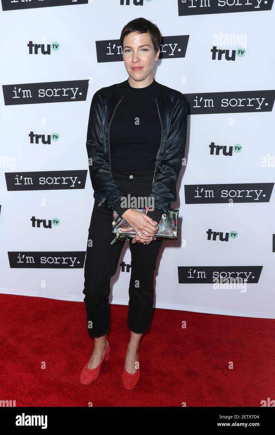 Actress Rebecca Henderson at the Premiere Of truTV's "I'm Sorry" held ...