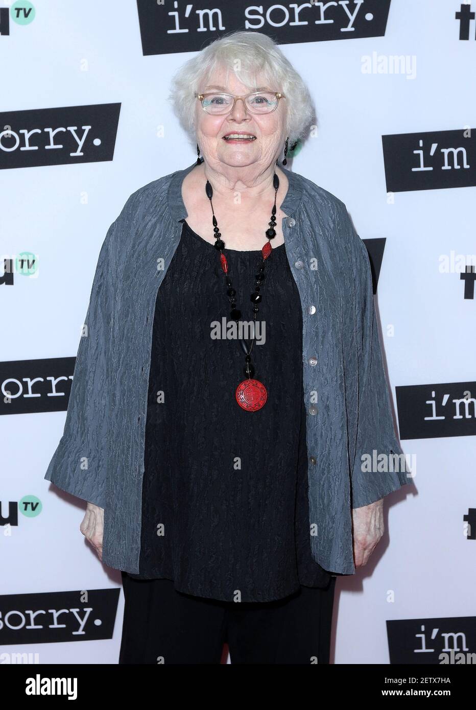 Actress June Squibb at the Premiere Of truTV's "I'm Sorry" held at the ...