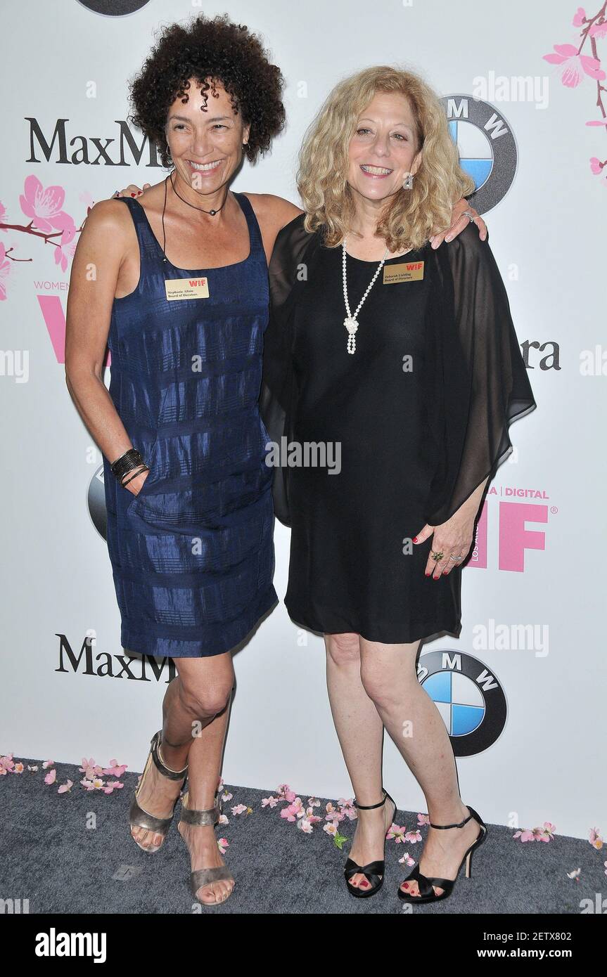 (L-R) Stephanie Allen and Debbie Liebling arrives at the Women In Film ...