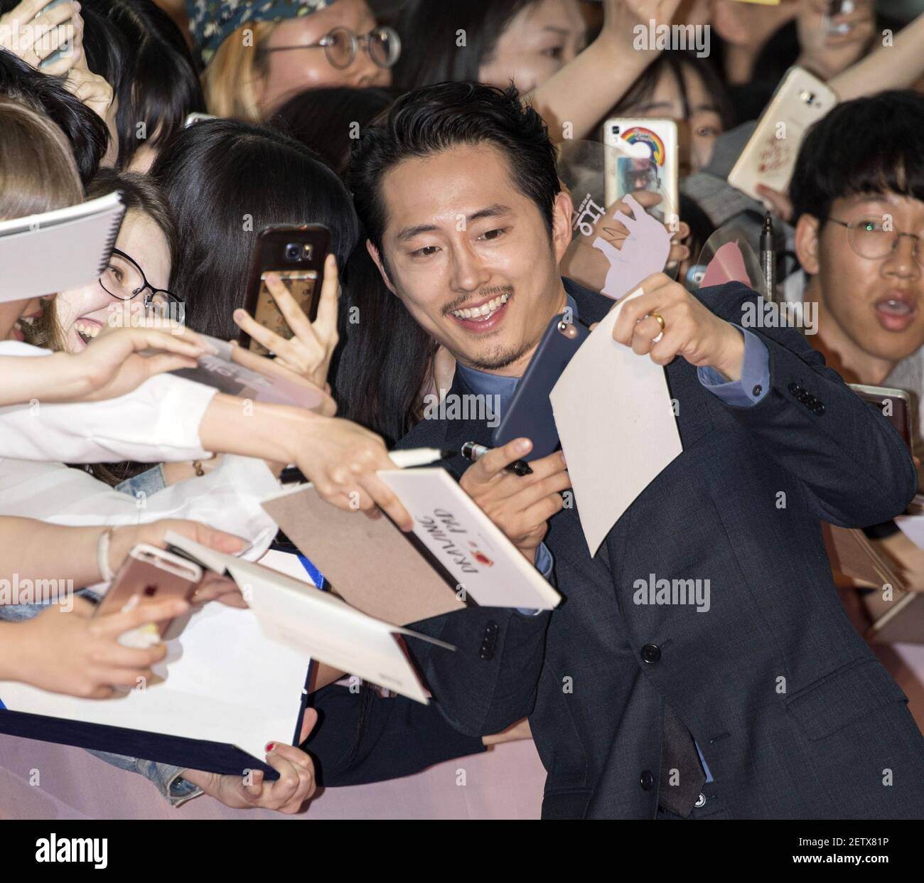 13 June 2017 - Seoul, South Korea : South Korean-American Steven Yeun ...