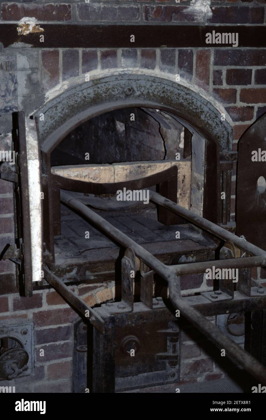 Dachau, Germany. 6/26/1990. Out of the five ovens at Dachau ...