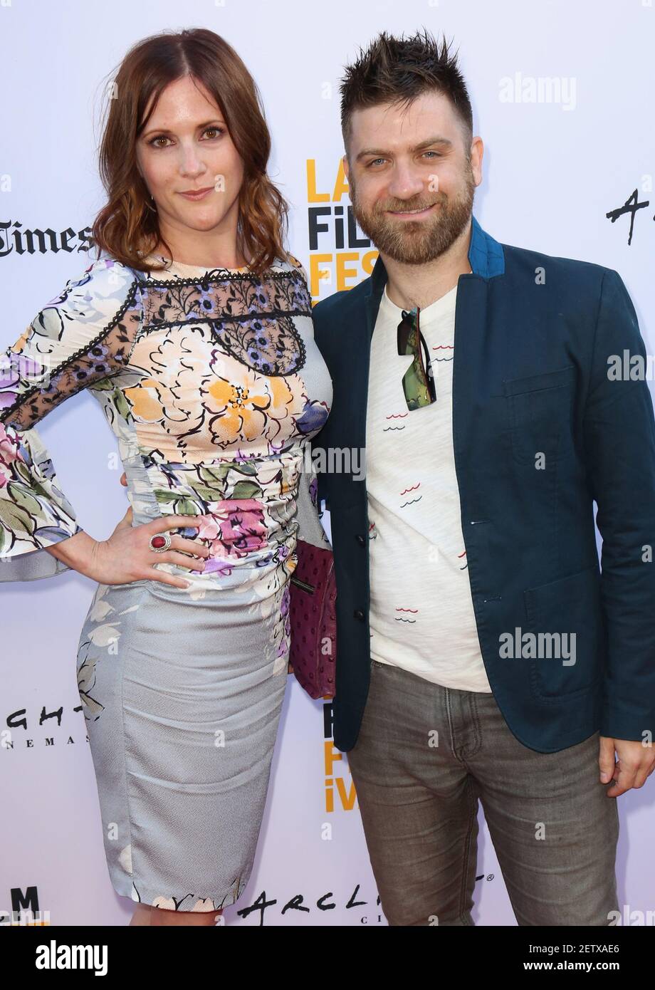Bridget Berger, left, and Harris Doran at the LA Film Festival Opening ...