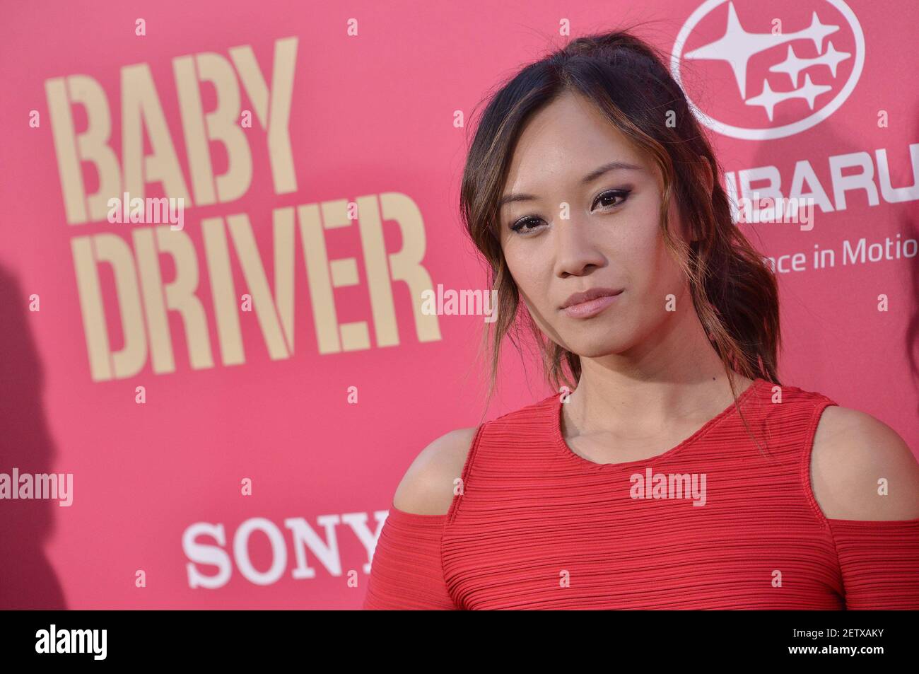 Ellen Wong arrives at the "Baby Driver" Los Angeles Premiere held at ...