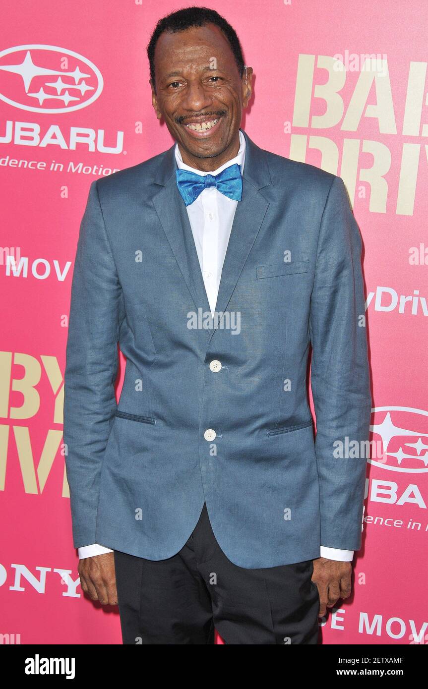 CJ Jones arrives at the "Baby Driver" Los Angeles Premiere held at the ...