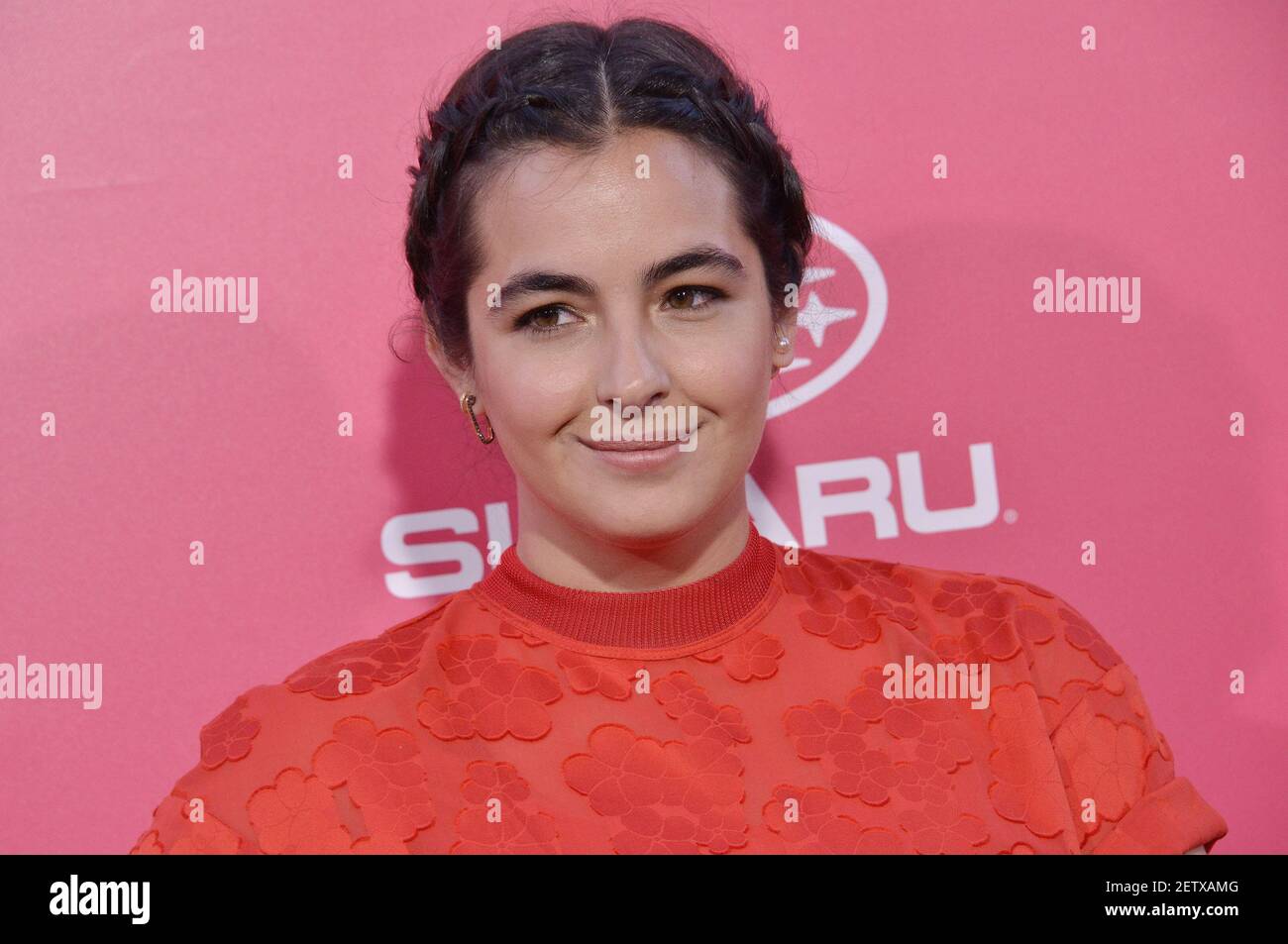 Alanna Masterson arrives at the "Baby Driver" Los Angeles Premiere held ...