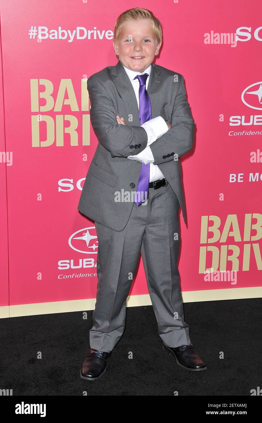 Brogan Hall arrives at the "Baby Driver" Los Angeles Premiere held at ...