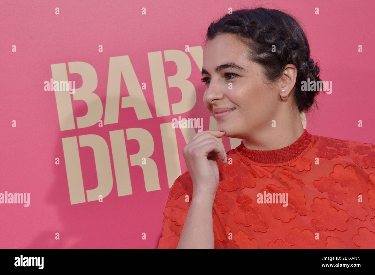 Alanna Masterson arrives at the "Baby Driver" Los Angeles Premiere held ...