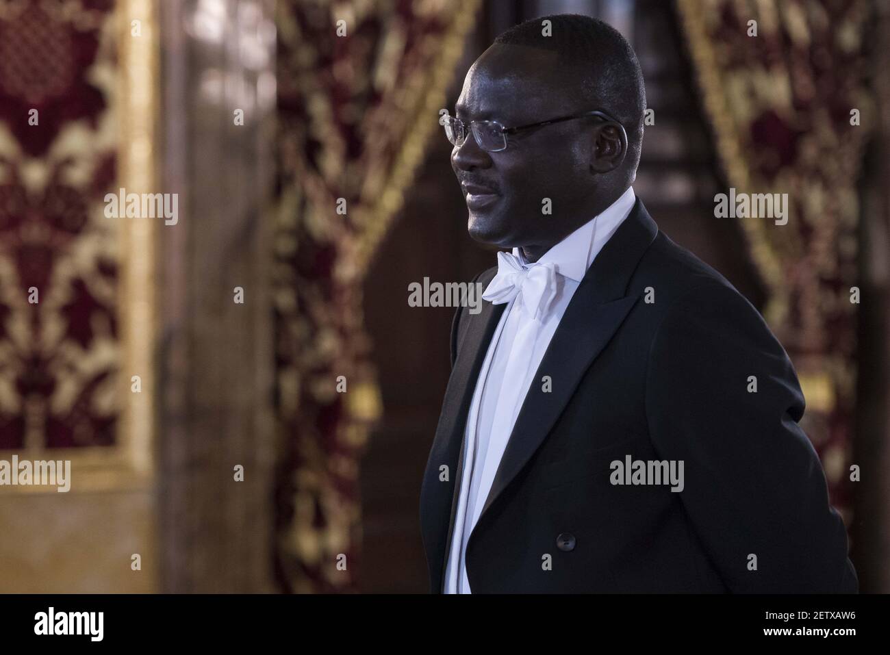 Sr Humphrey Chilu Chibanda ambassador of Republic of Zambia, attends to ...