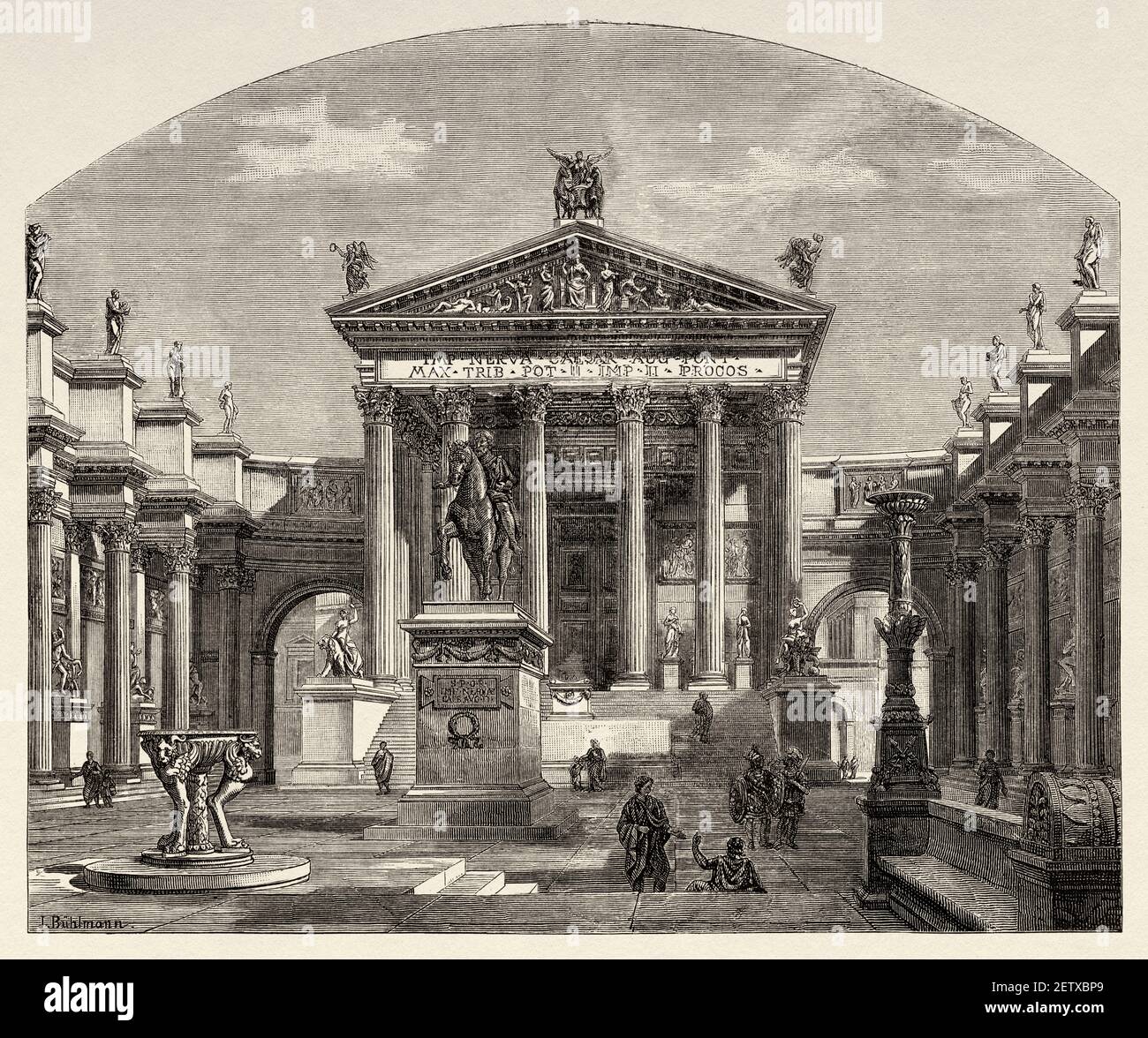 Roman forum reconstruction hi-res stock photography and images - Alamy