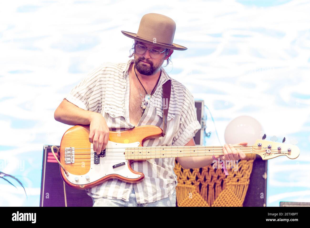 Chris Zasche of The Head and the Heart during Bonnaroo Music and Arts ...