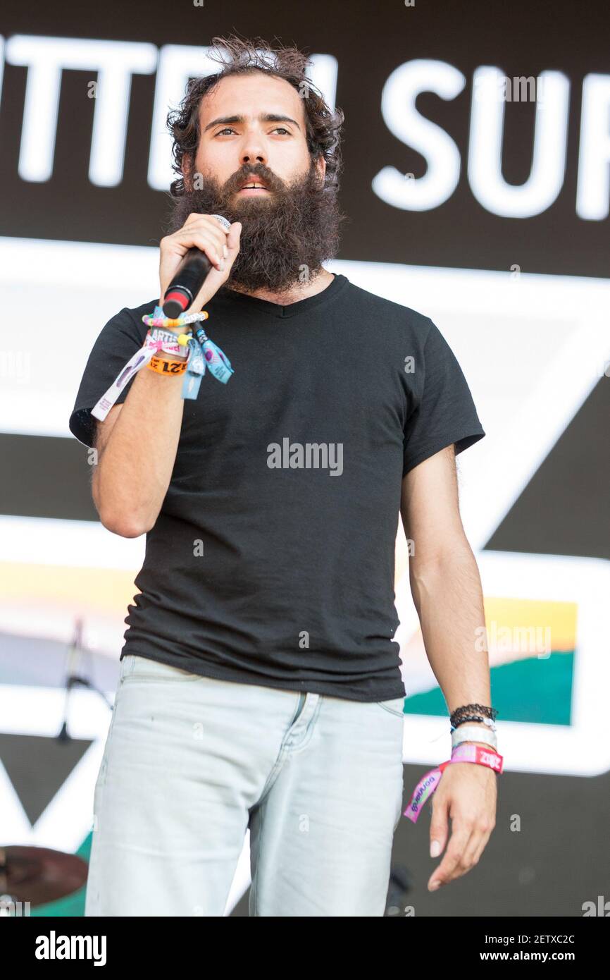 Sam Melo of Rainbow Kitten Surprise during Bonnaroo Music and Arts ...