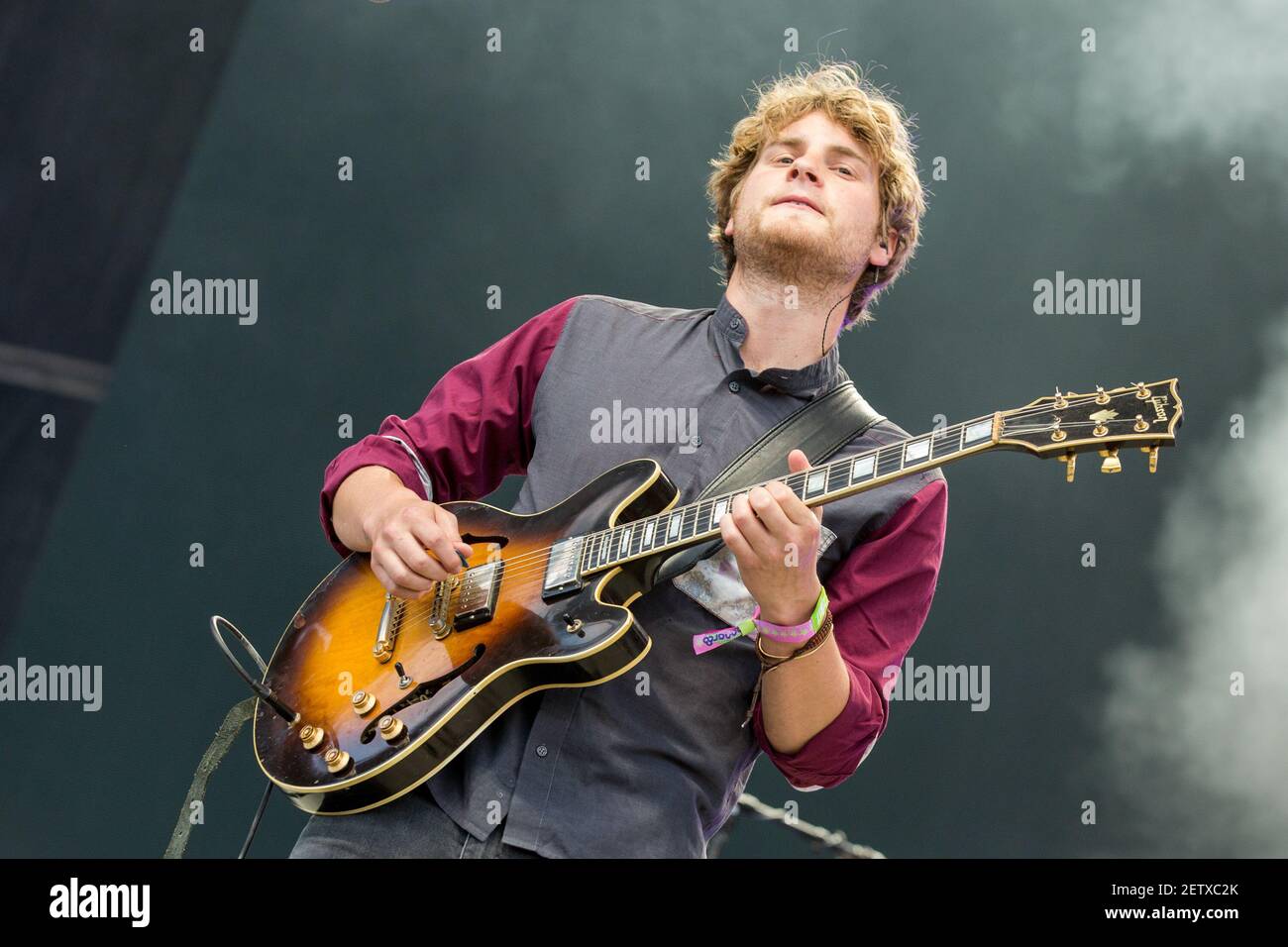 Antonio Greger of Milky Chance during Bonnaroo Music and Arts Festival ...