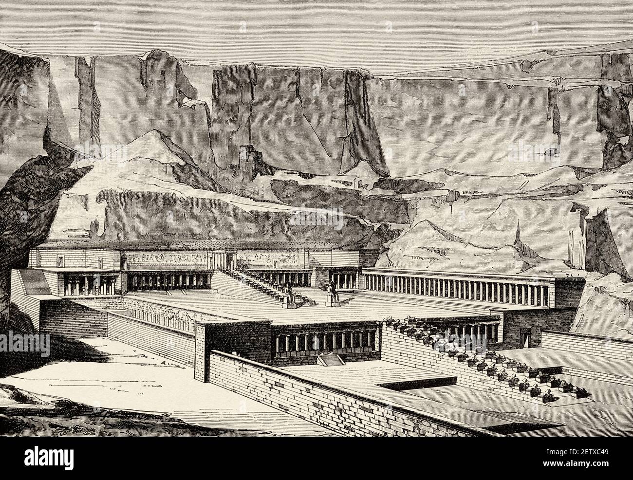 Mortuary Temple of Hatshepsut. Deir el-Bahari Theban Necropolis, Luxor ...