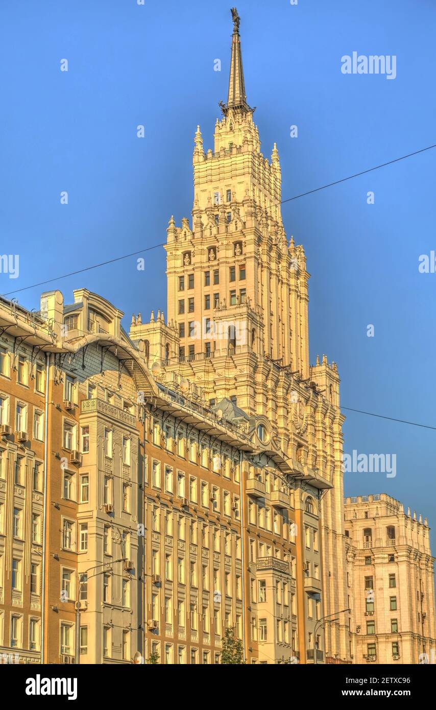 Moscow cityscape, HDR Image Stock Photo - Alamy