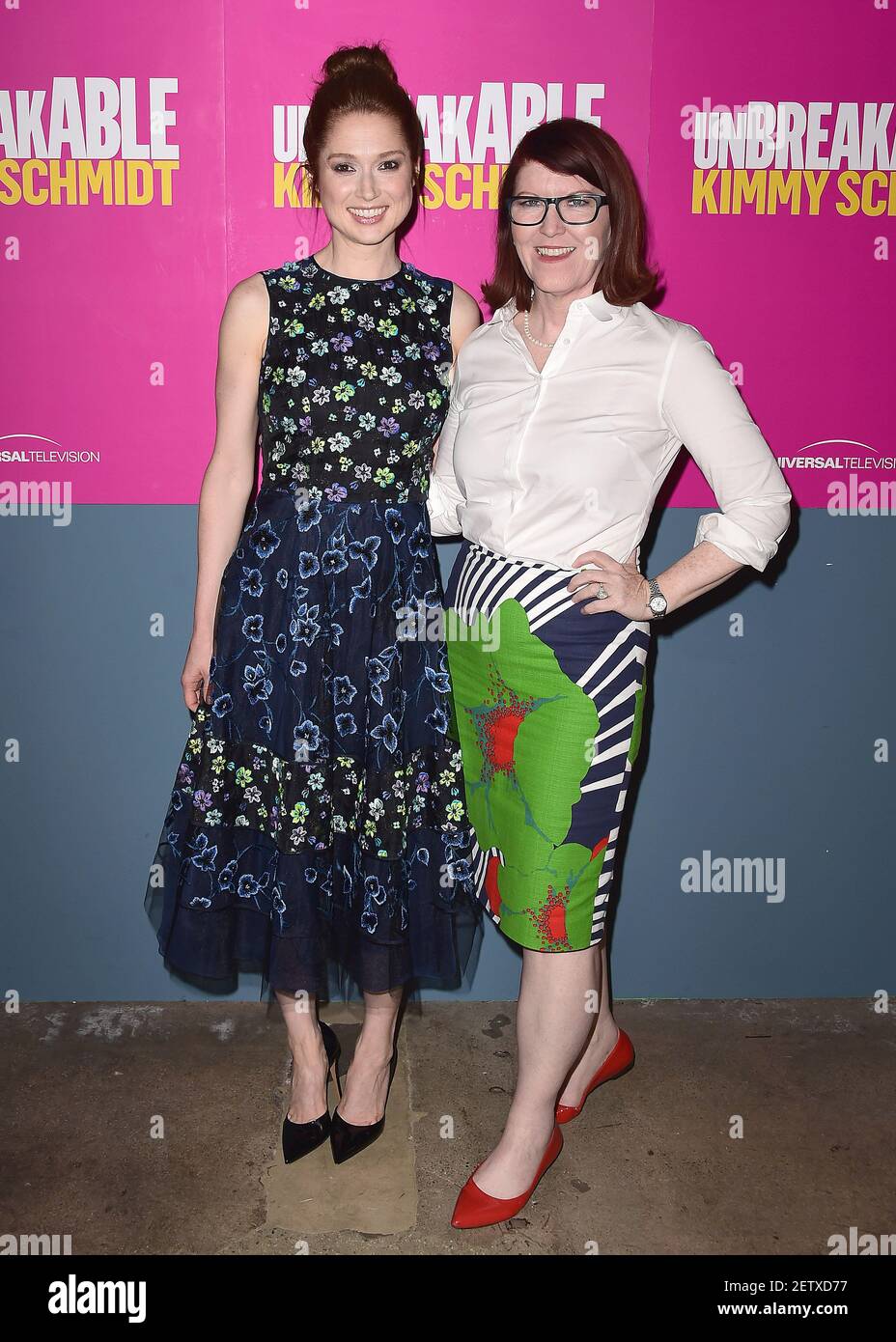 LOS ANGELES, CA - JUNE 15: Ellie Kemper and Kate Flannery at Universal ...