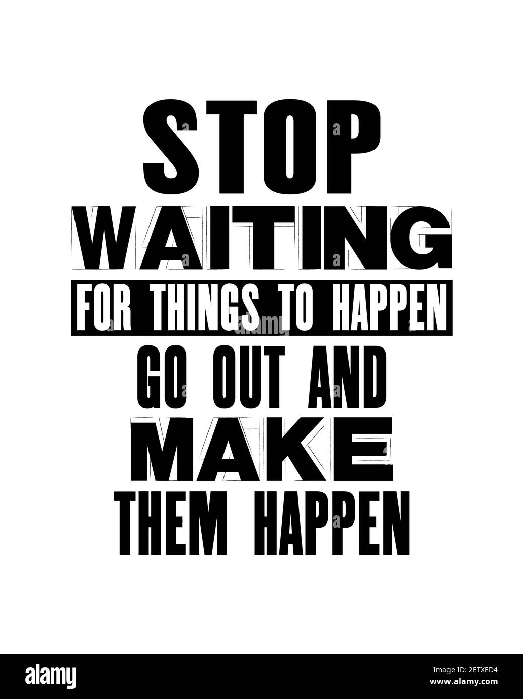 Inspiring motivation quote with text Never Allow Waiting To Become a ...