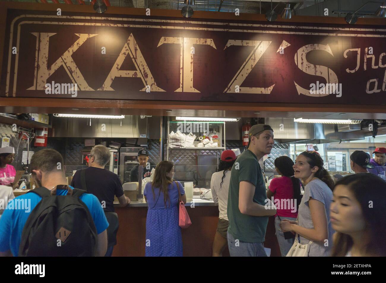 Foodies queue up at Katz's Delicatessen in the newly opened Dekalb ...