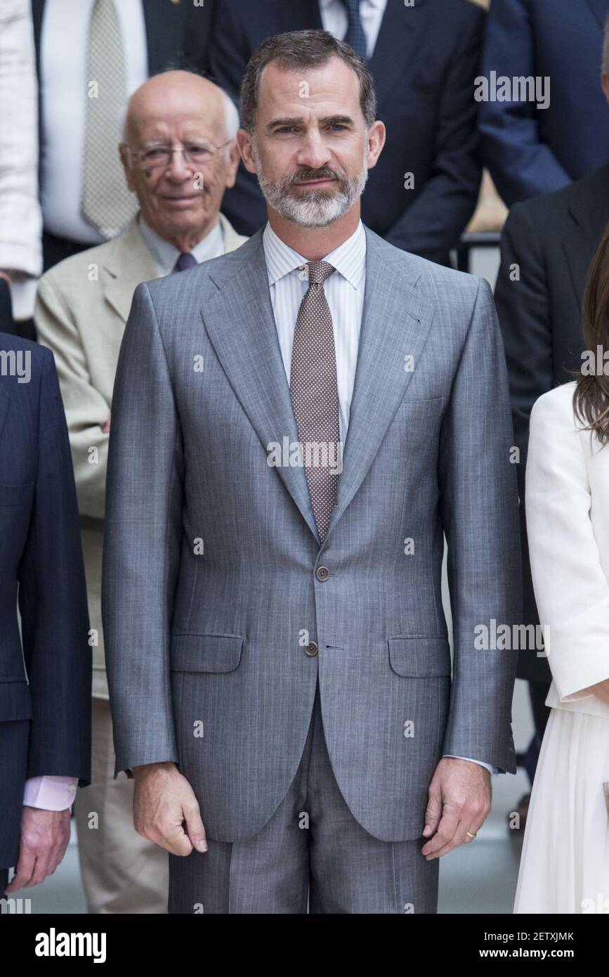 King Felipe VI of Spain during the meeting constitutive of the national ...