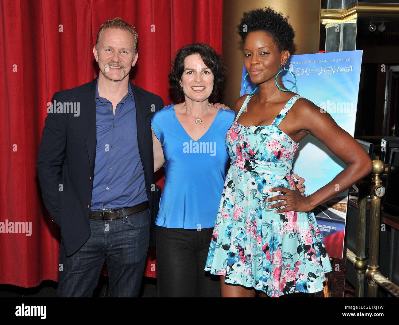 (L-R) "Vegas Baby" Executive Producer Morgan Spurlock, Director Amanda ...